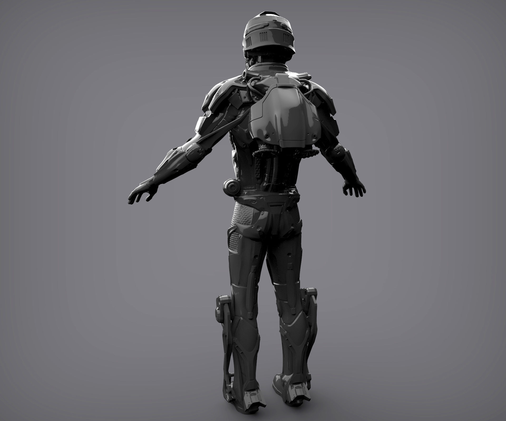 Futuristic Character 3D model | CGTrader