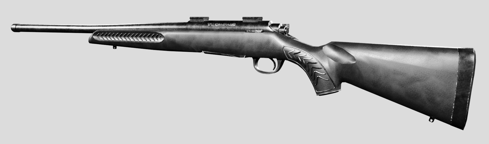 TC Compass Hunting Rifle free VR / AR / low-poly 3D model | CGTrader