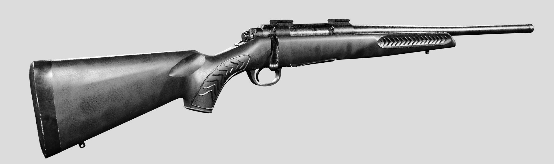 TC Compass Hunting Rifle free VR / AR / low-poly 3D model | CGTrader