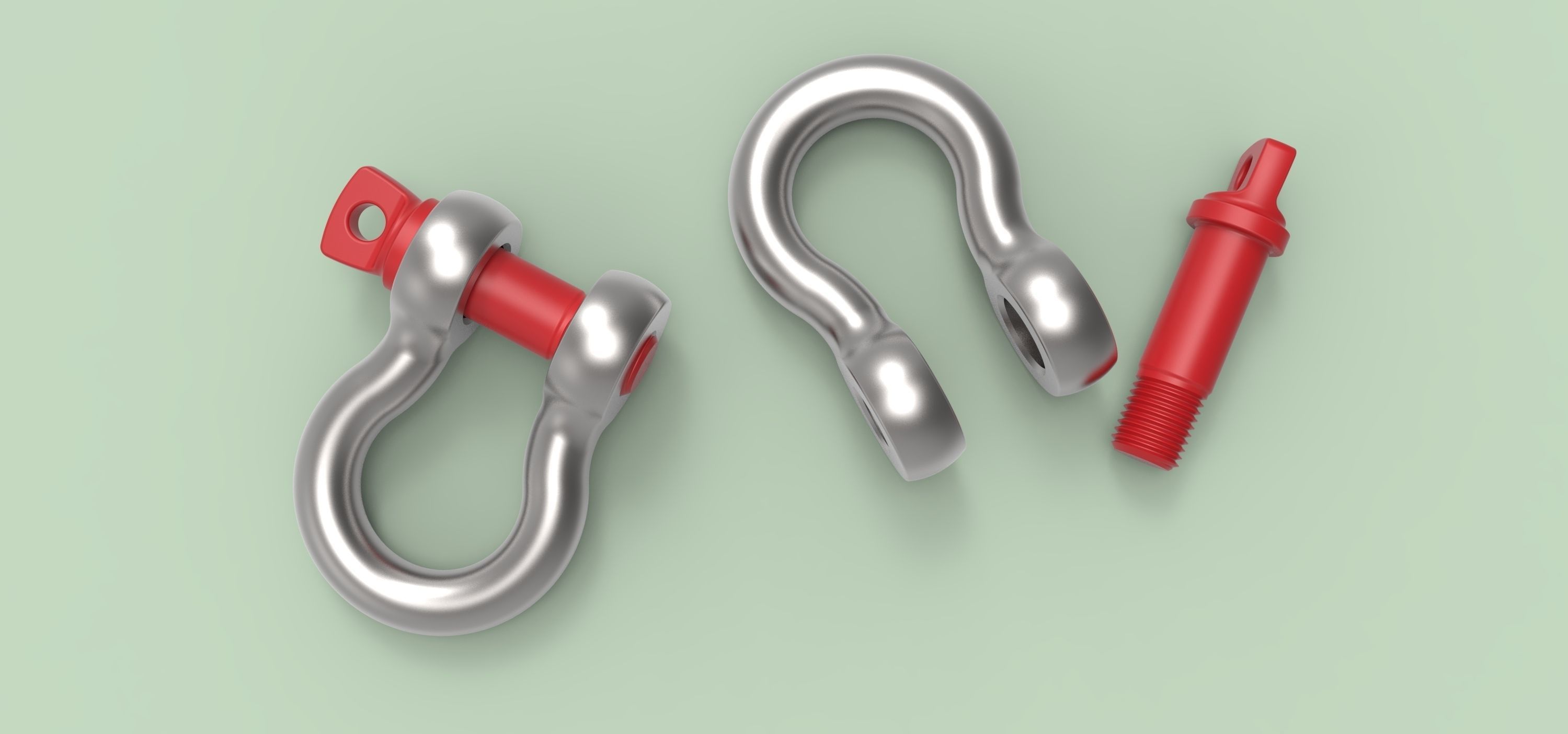 Anchor shackle G-209 3D model | CGTrader