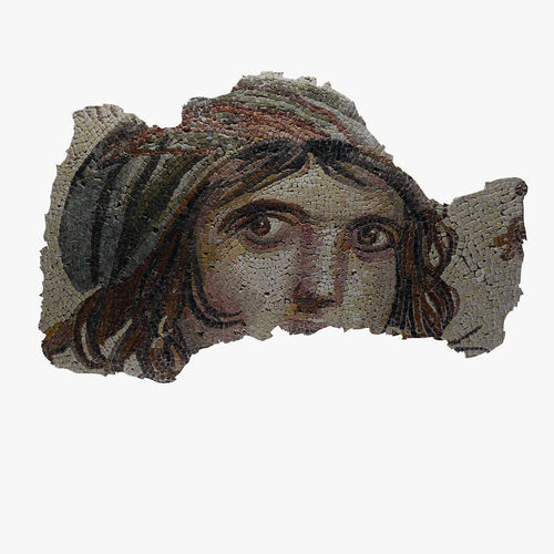 Gypsy Girl Mosaic 3D model | CGTrader