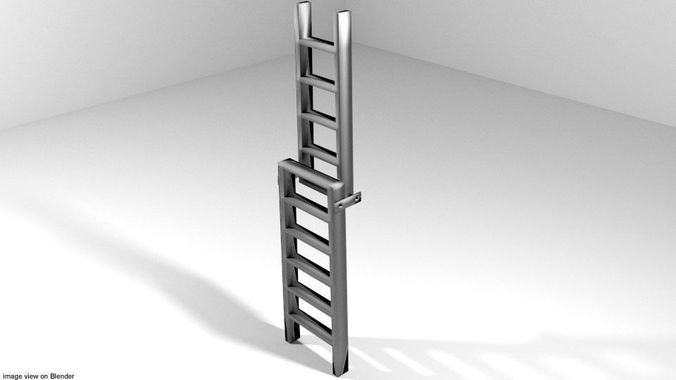 Ladder - Twolevel 3D model | CGTrader