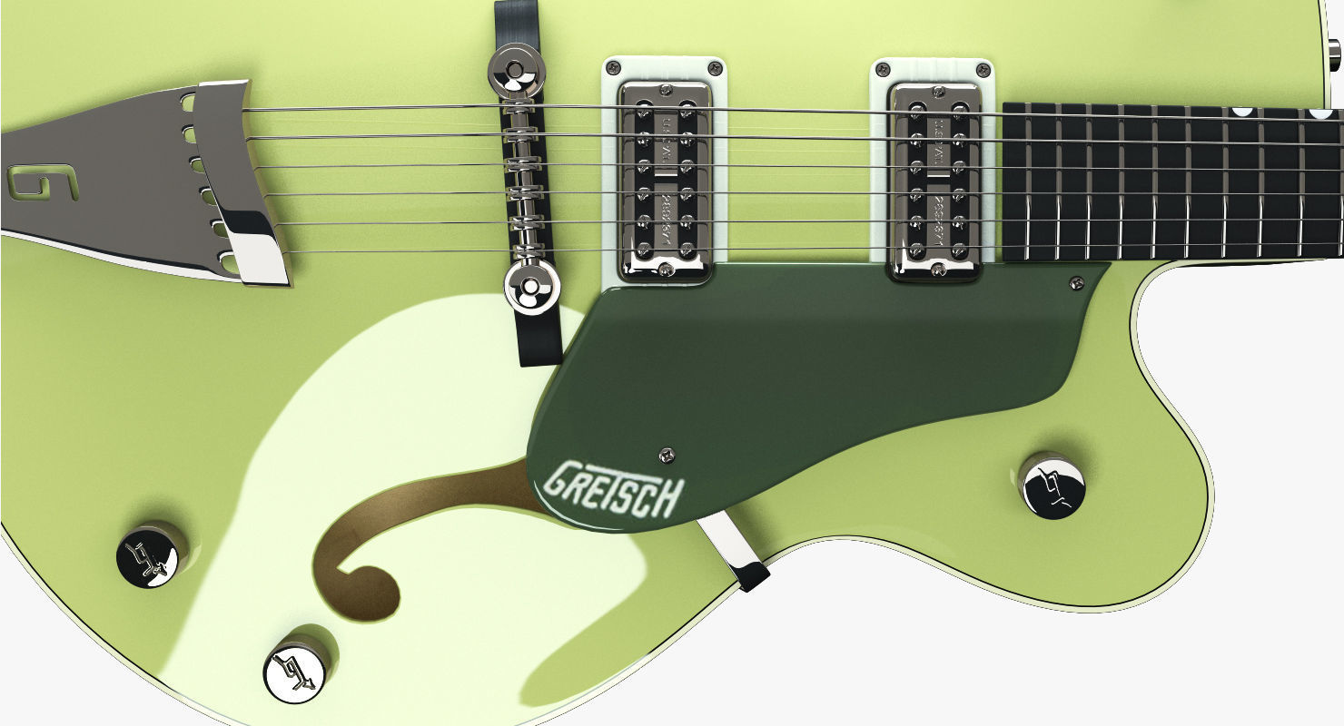 Gretsch 6118 Martin Gore Guitar 3D model | CGTrader