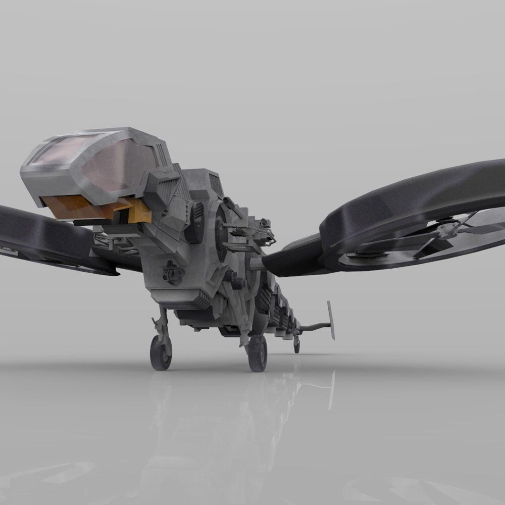 Double Coptor in obj format 3D model | CGTrader