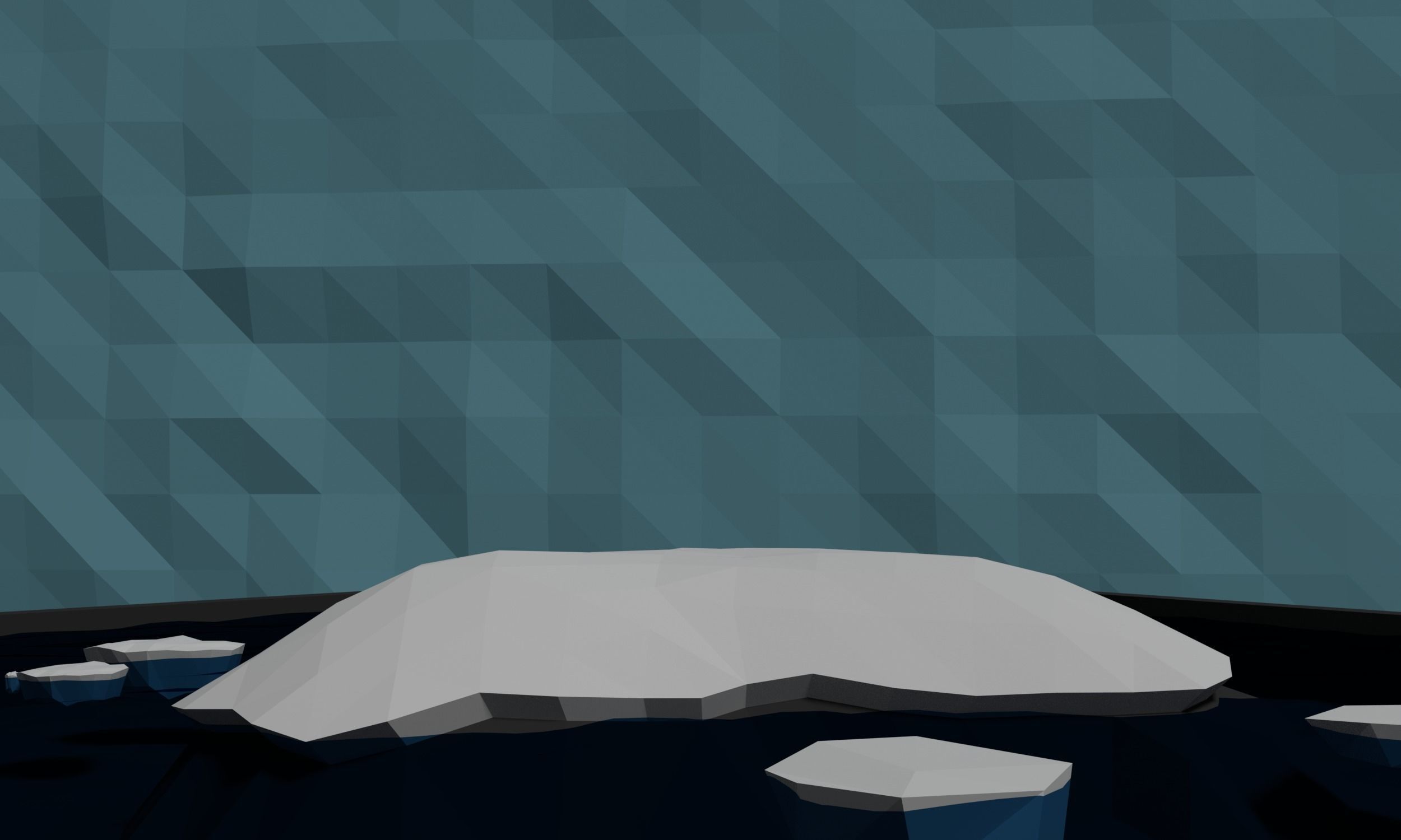 LowPoly Ice-Island Scene free VR / AR / low-poly 3D model | CGTrader