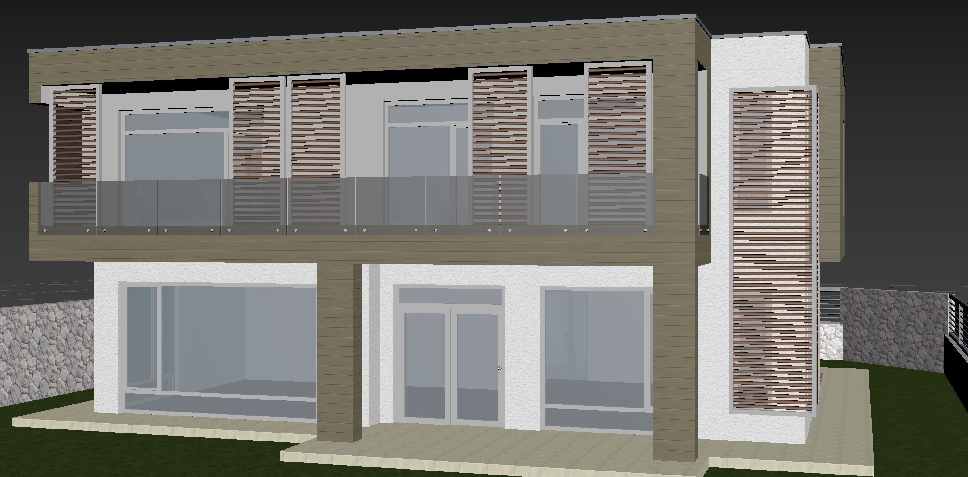 3D model Modern House - Kv Town VR / AR / low-poly | CGTrader