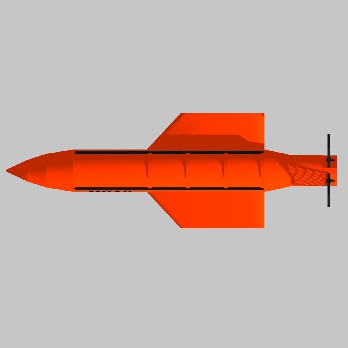 GBU-43 MOAB 3D model | CGTrader