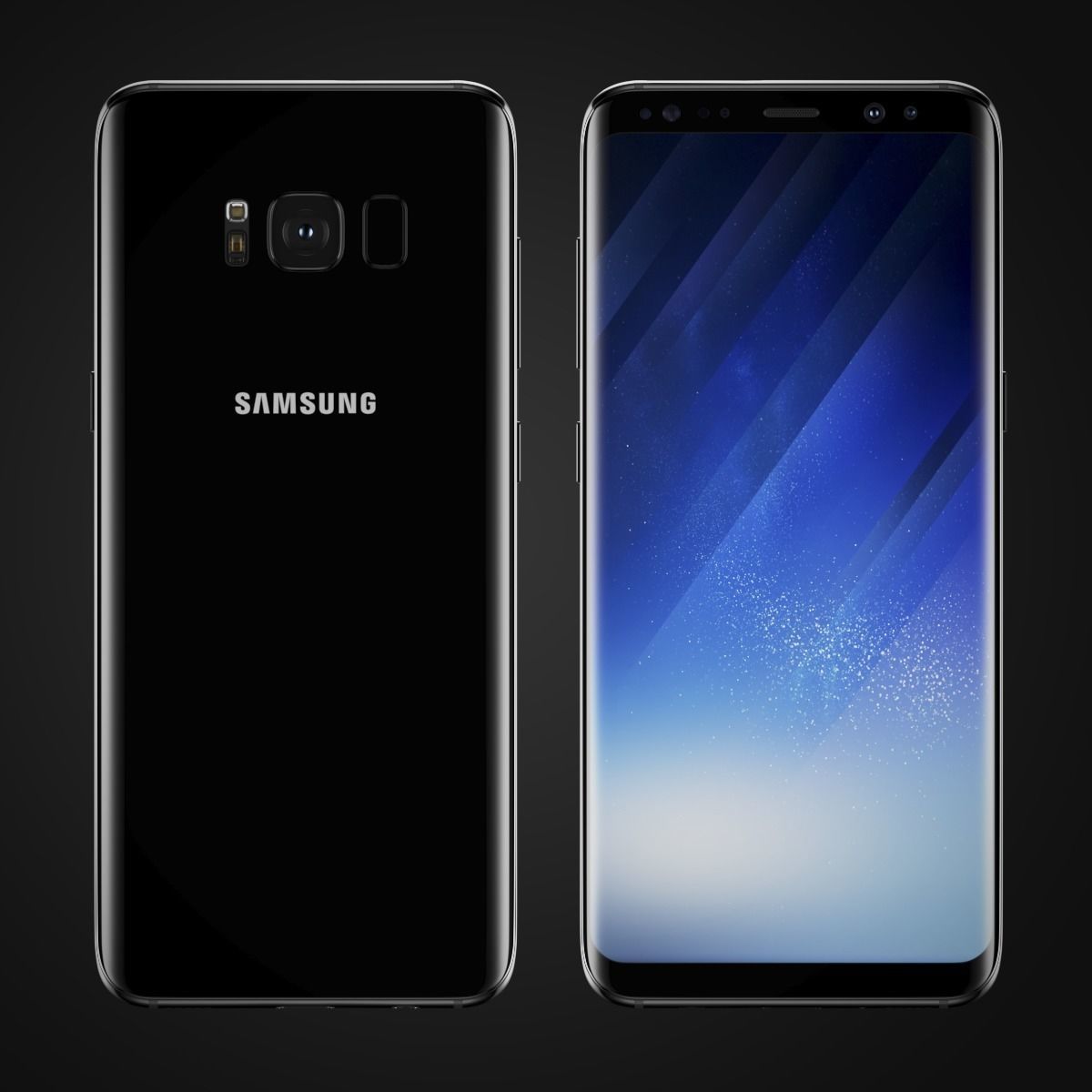 Samsung Galaxy S8 all colors 3D model | CGTrader