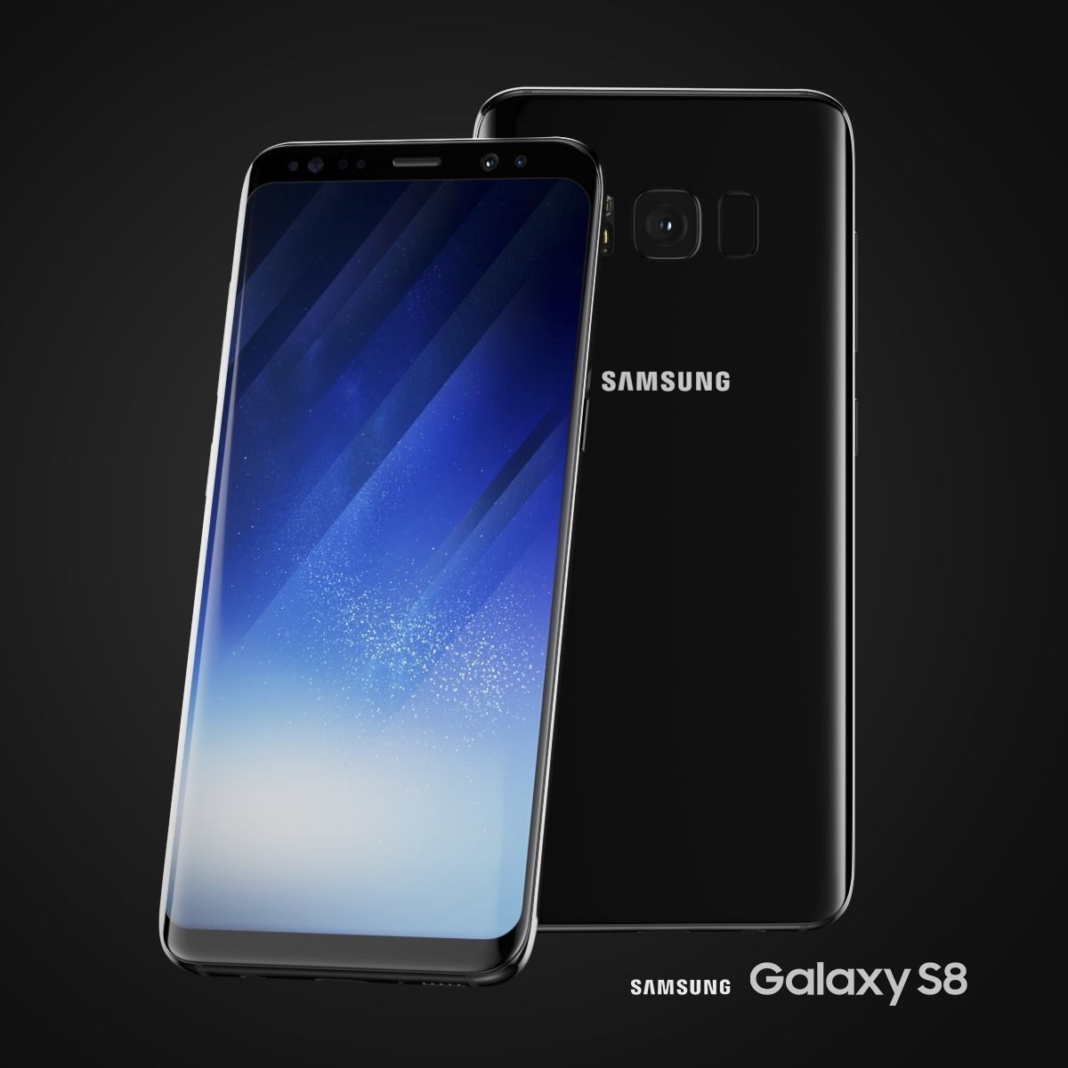 Samsung Galaxy S8 all colors 3D model | CGTrader