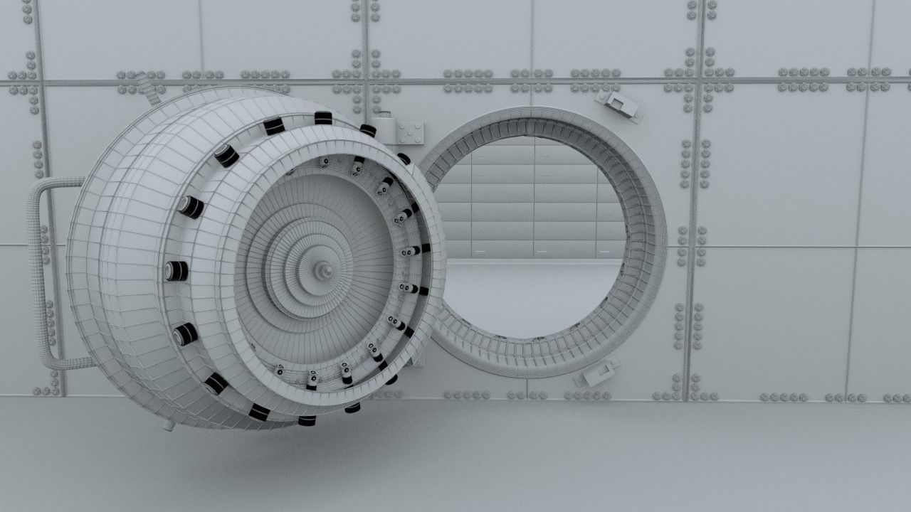 Bank Vault 3D model | CGTrader