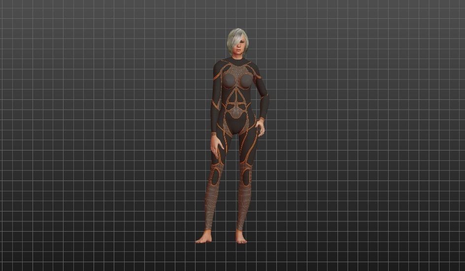 Woman for games and animation free 3D model rigged | CGTrader