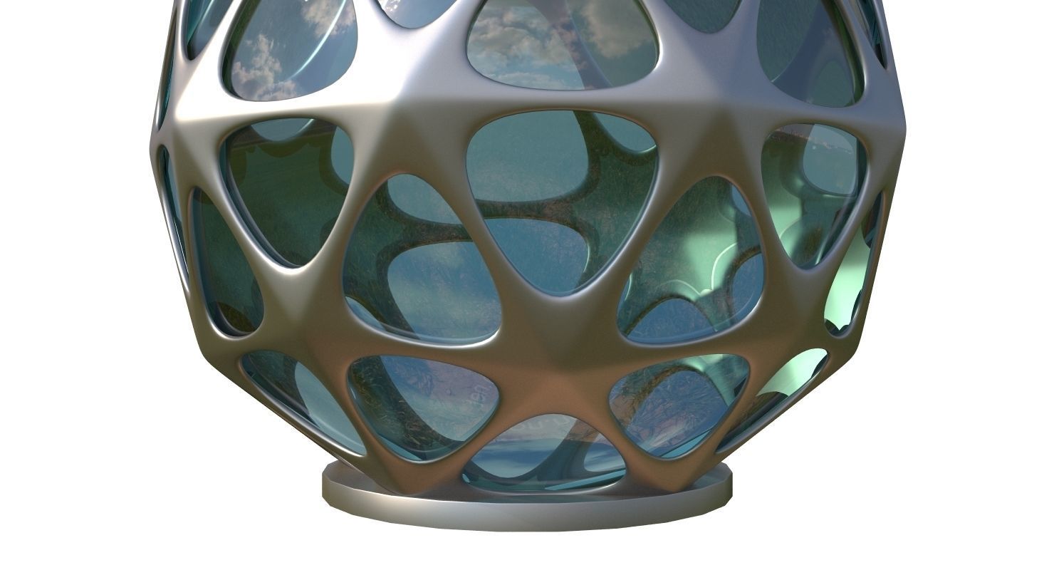 Geodesic Dome Building 1 3D model | CGTrader