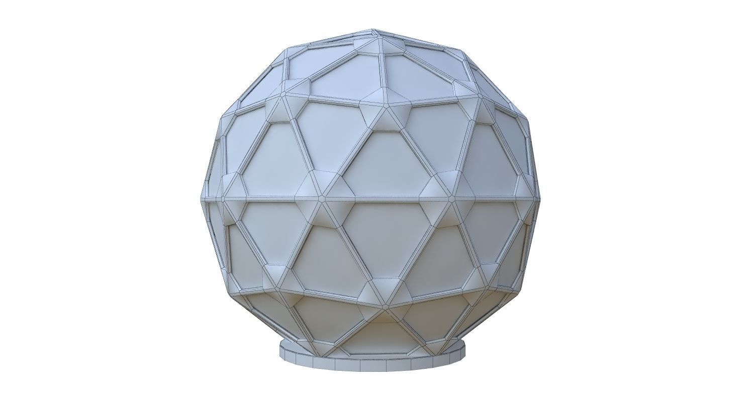Geodesic Dome Building 1 3D model | CGTrader