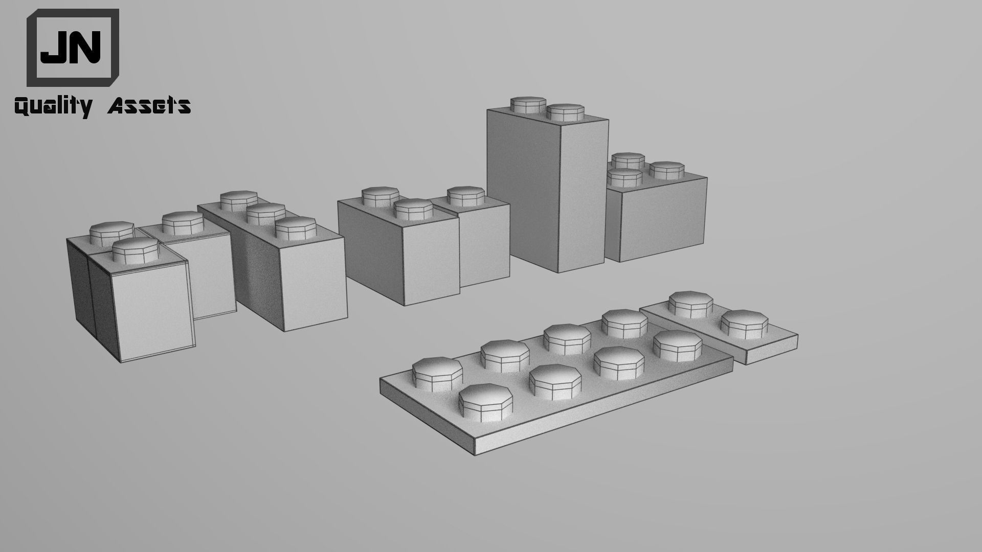 3D model Lego Asset Pack blender File VR / AR / low-poly | CGTrader