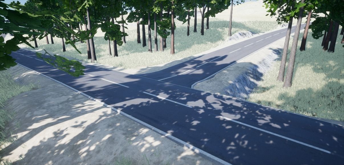 3D model Spline Road Set VR / AR / low-poly | CGTrader