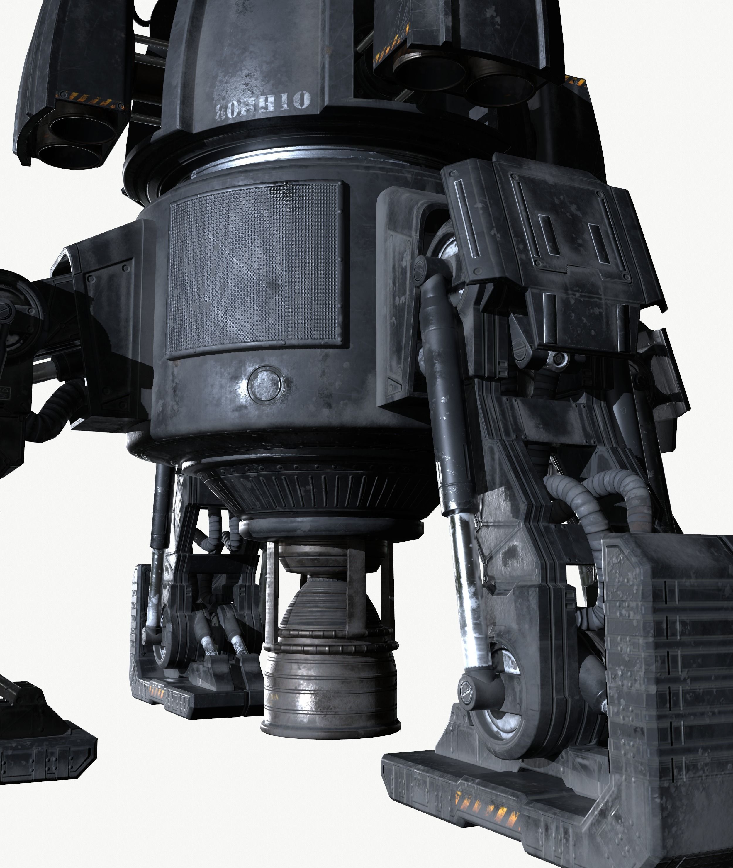 Turret Game Ready PBR Textures free VR / AR / low-poly 3D model | CGTrader