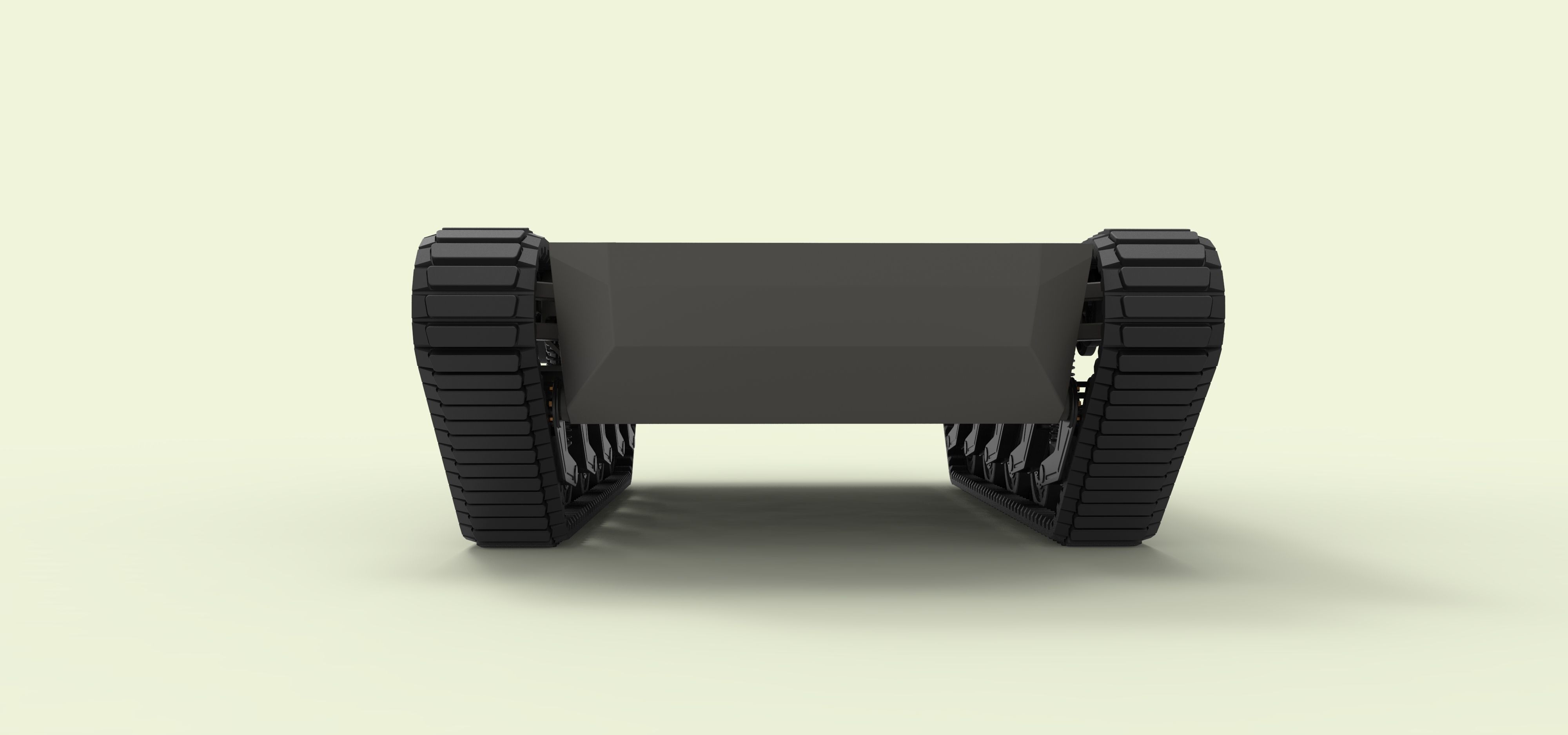 Rubber track chassis 3D model | CGTrader