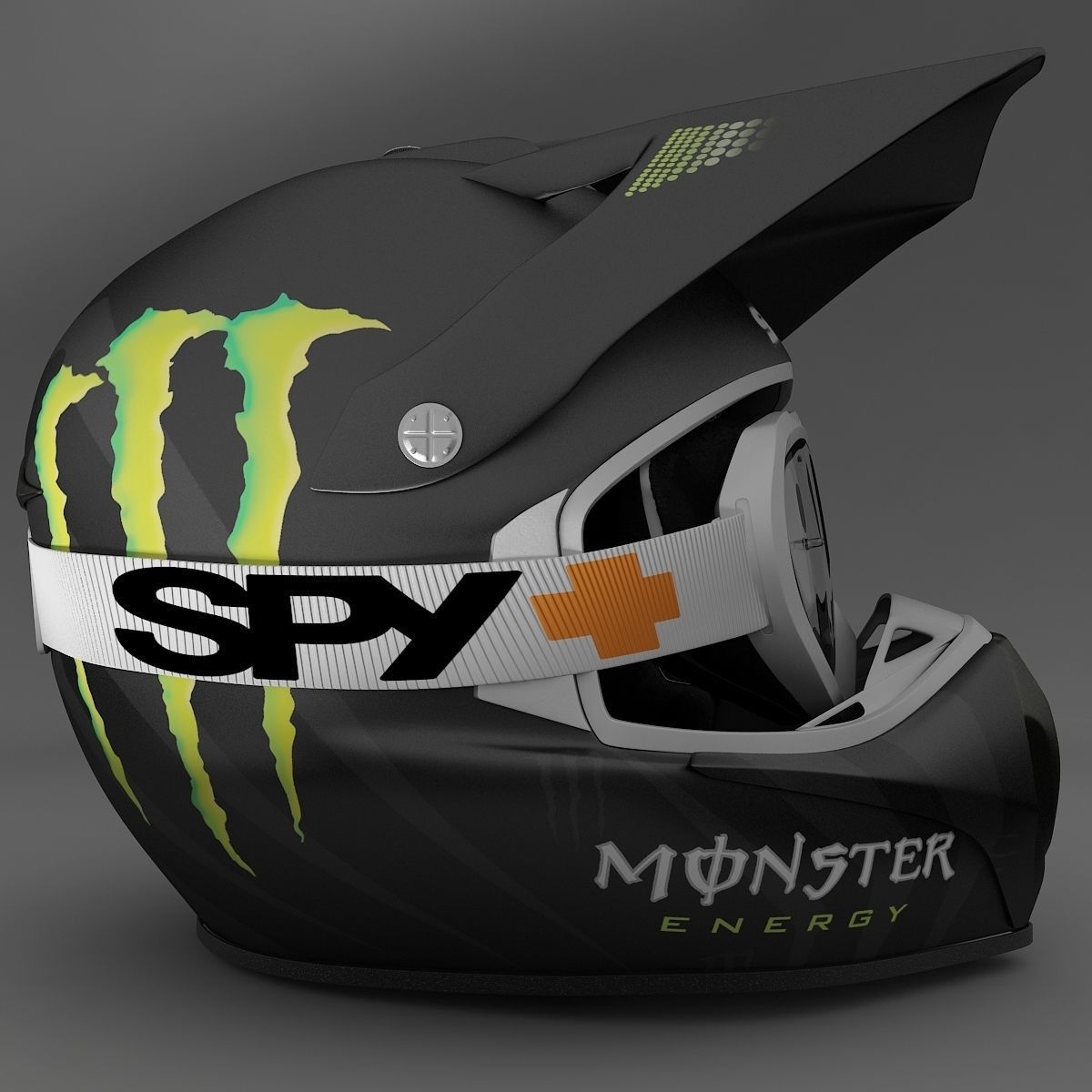 Motocross Helmet 3D model | CGTrader
