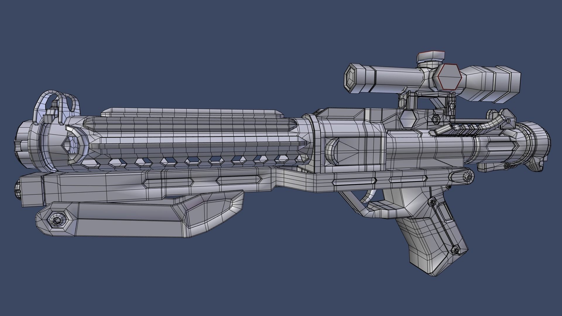 3D model Blaster F11-D VR / AR / low-poly | CGTrader