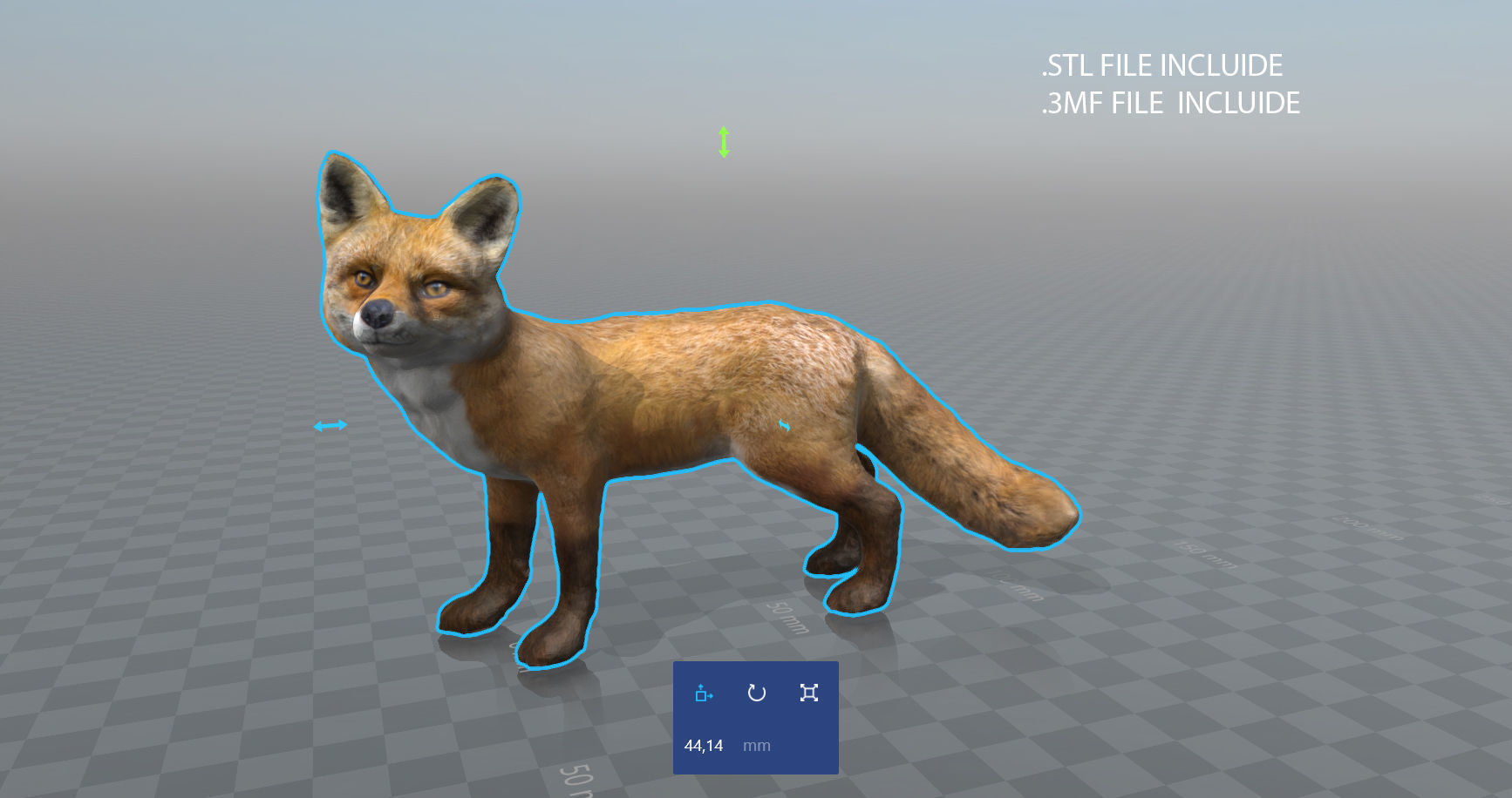 3D model Realistic Fox VR / AR / low-poly | CGTrader
