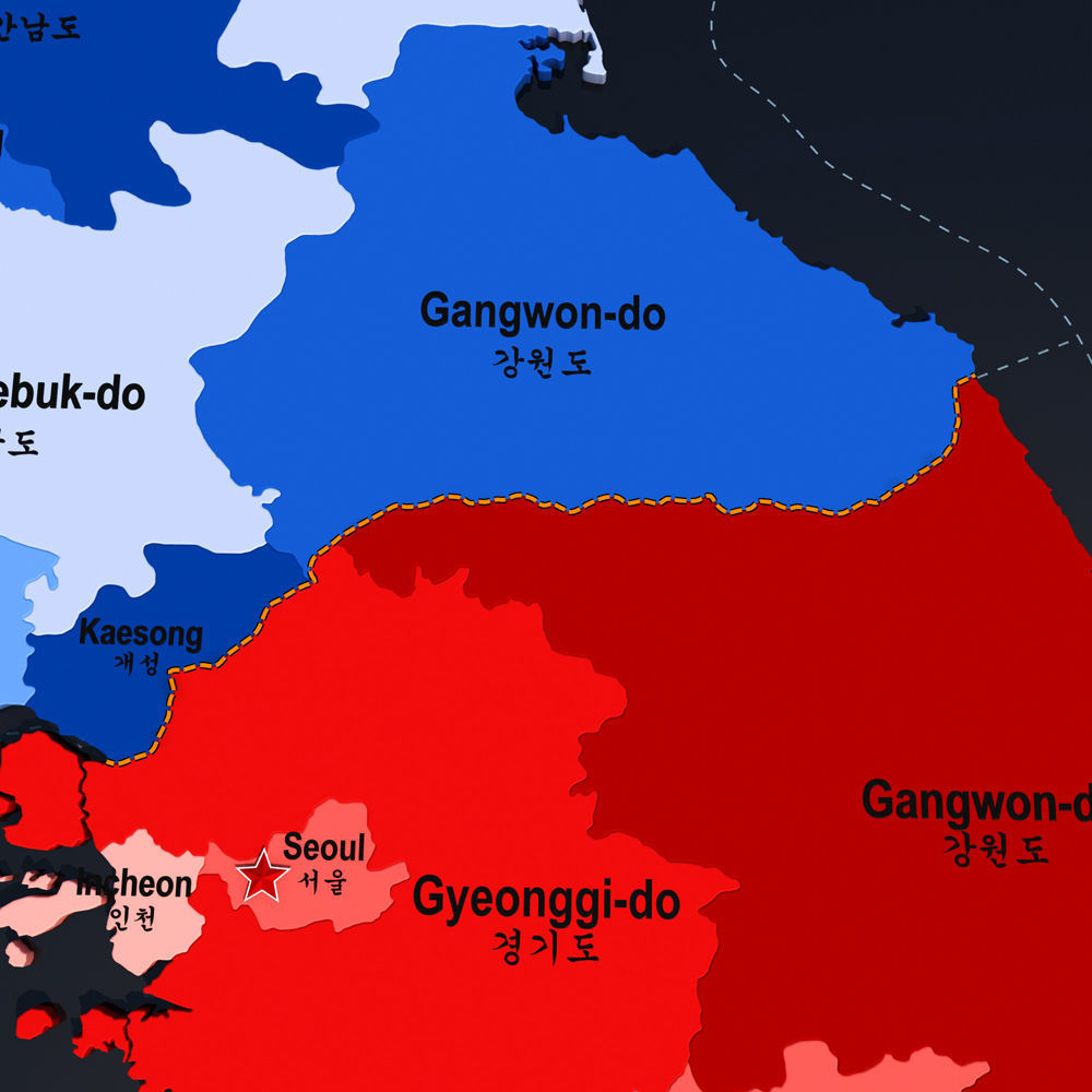 Korean Peninsula 3D model | CGTrader