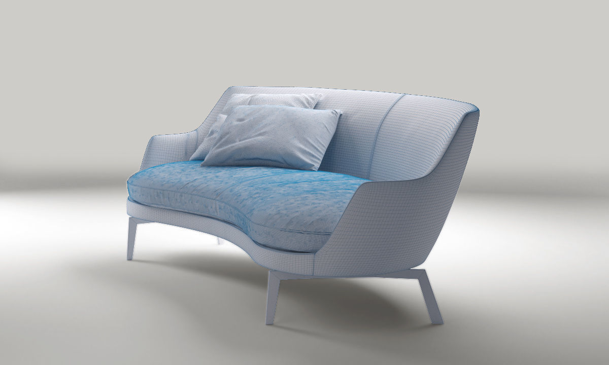 Flexform Guscio sofa ANTONIO CITTERIO 3D model | CGTrader