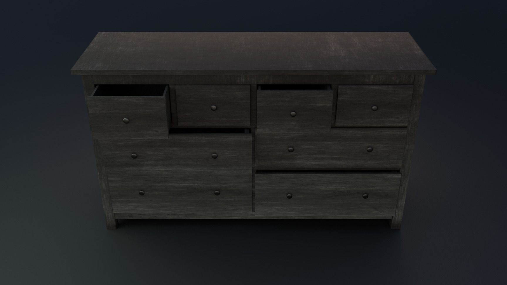 3D model Hemnes Commode VR / AR / low-poly | CGTrader