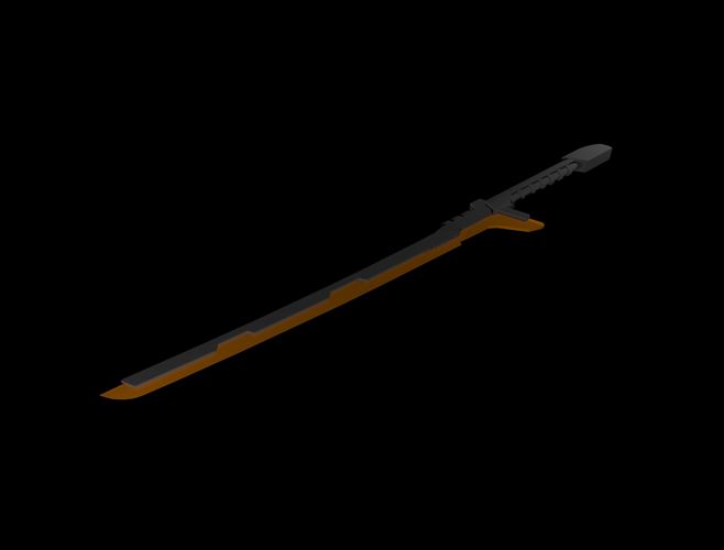 3D model Project Yasuo Sword-League Of Legends VR / AR / low-poly ...