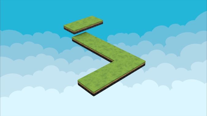 3D model Stylized Modular Platform Pack VR / AR / low-poly | CGTrader