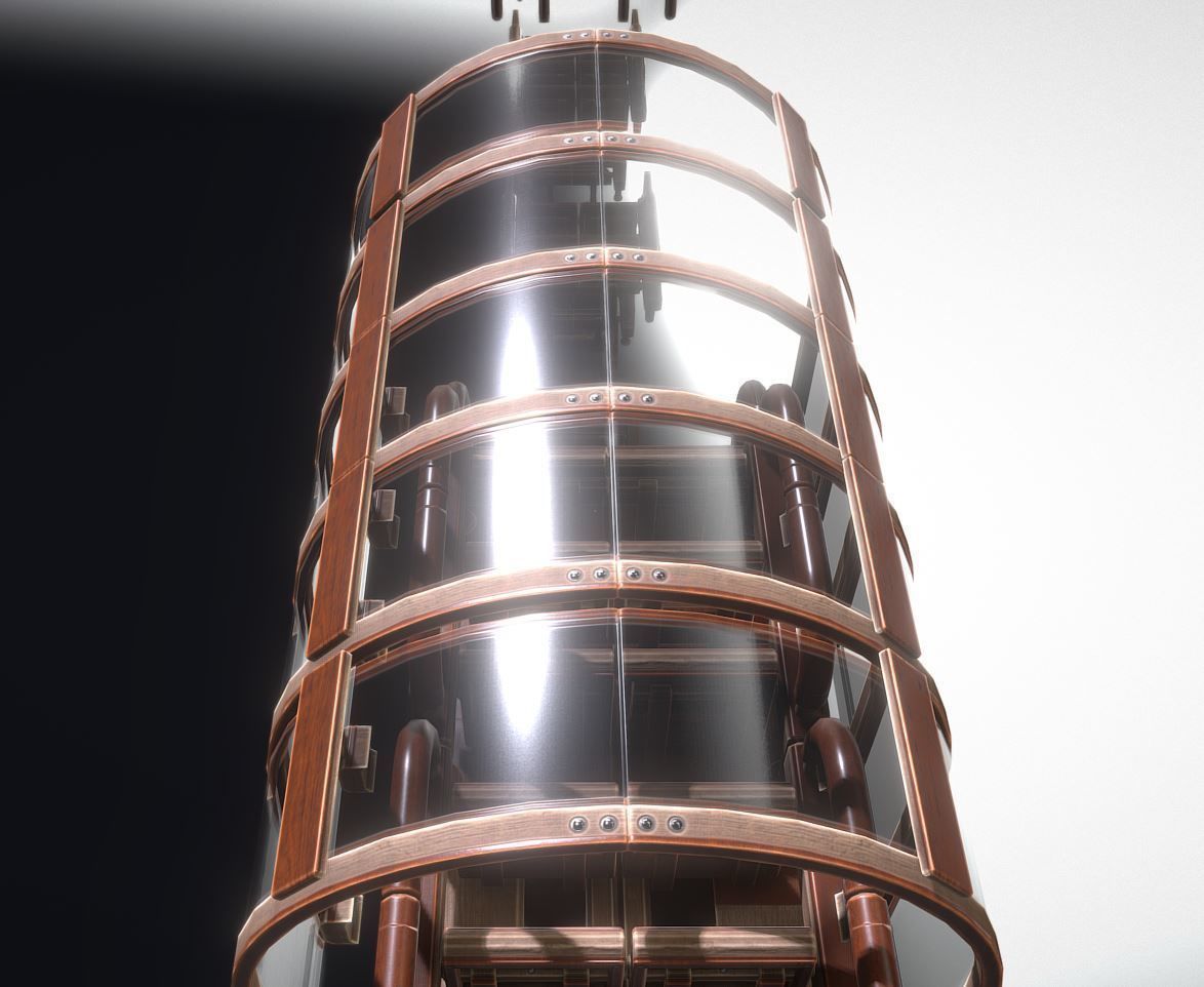 3D model Futuristic Ladders and Stairs Set - All Available PBR Textures ...