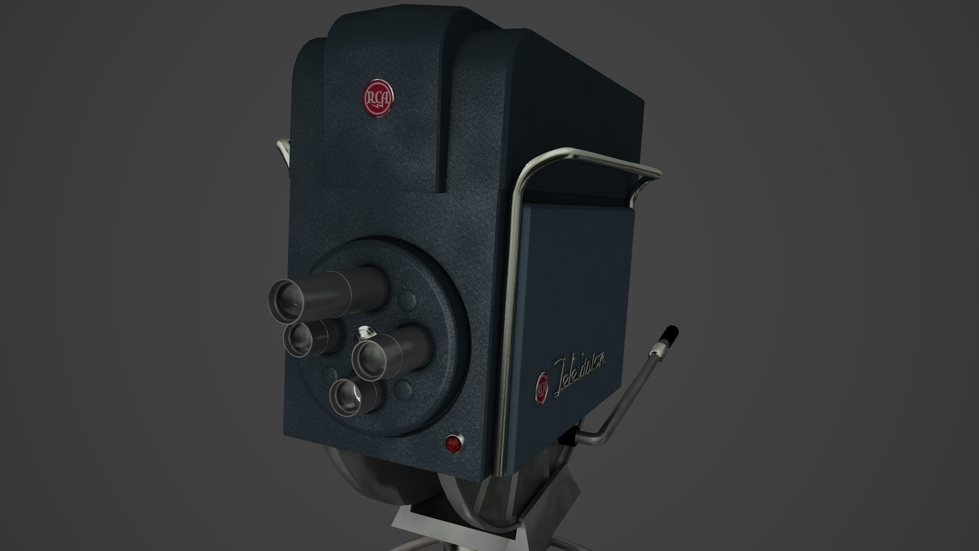 Television Camera RCA TK 11 3D model | CGTrader