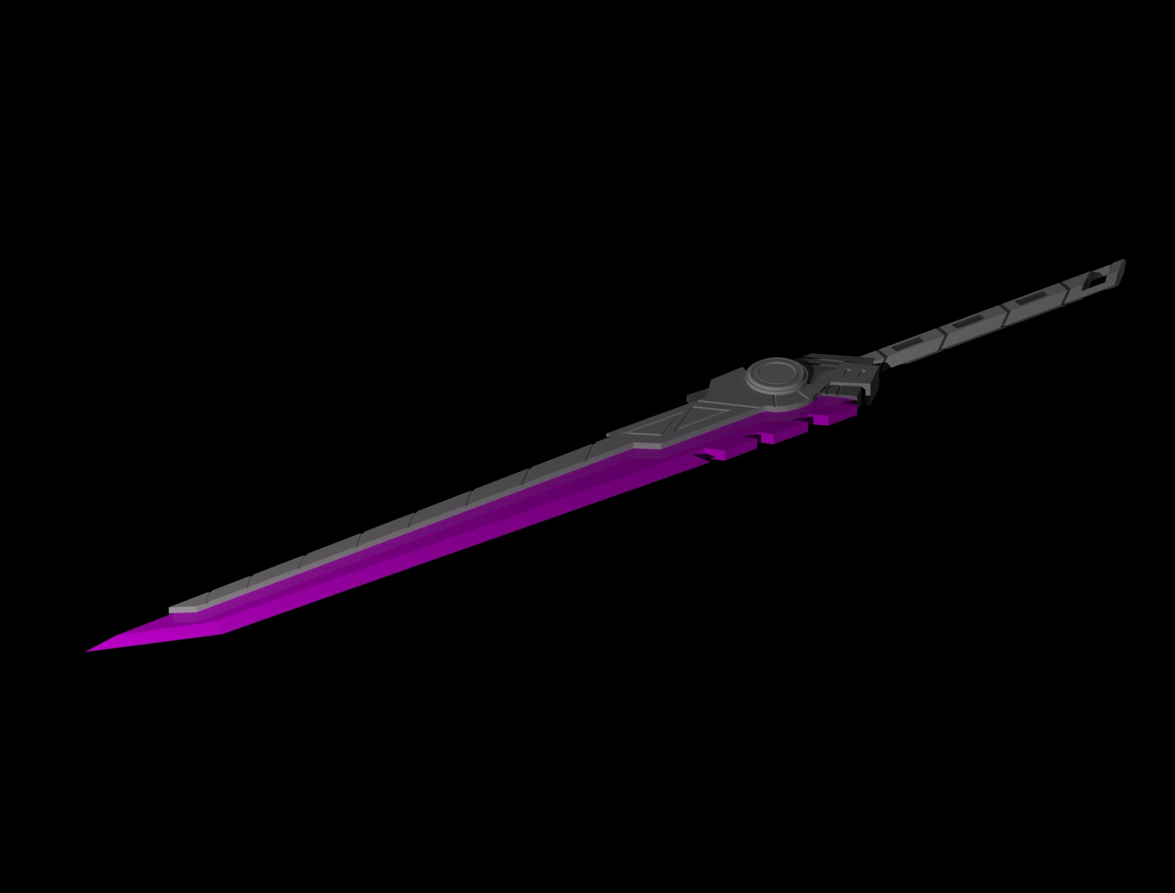 3D model Project Fiora Sword-League Of Legends VR / AR / low-poly ...
