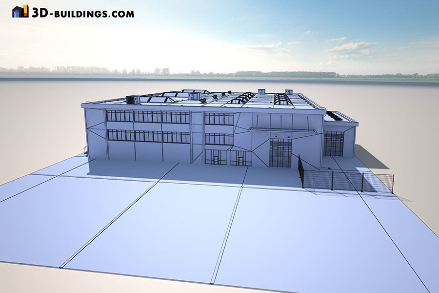 3D model Cargo Buildings BUNDLE VR / AR / low-poly | CGTrader