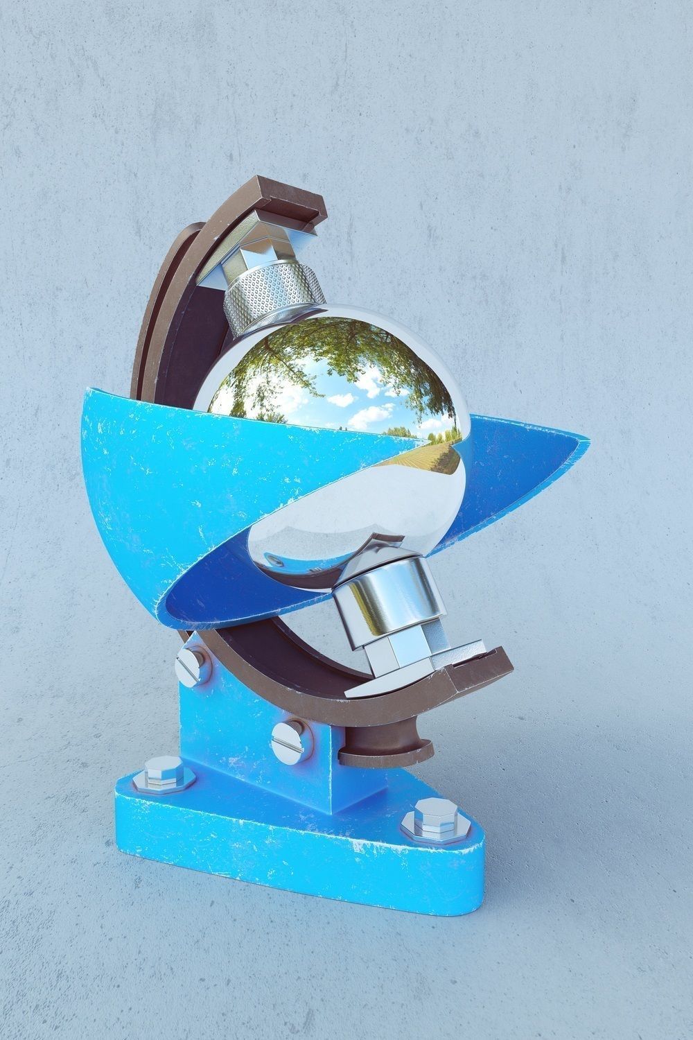 Heliograph 3D model | CGTrader