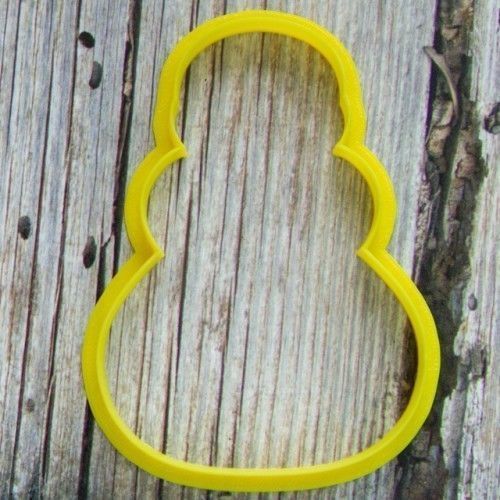 Simple Snowman cookie cutter for professional free 3D model 3D ...