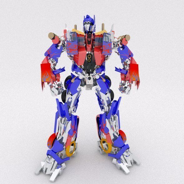 AUTOBOT LEADER Optimus Prime 3D model rigged | CGTrader