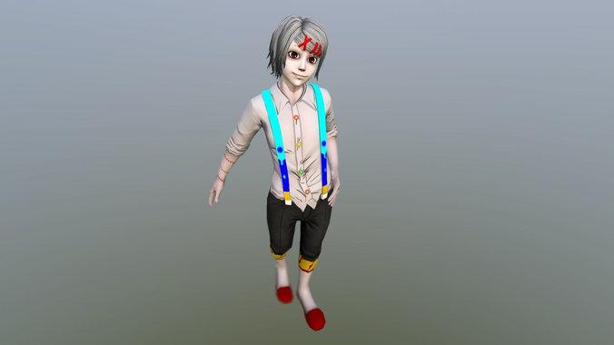 3D model Tokyo Ghoul Juuzou VR / AR / low-poly | CGTrader