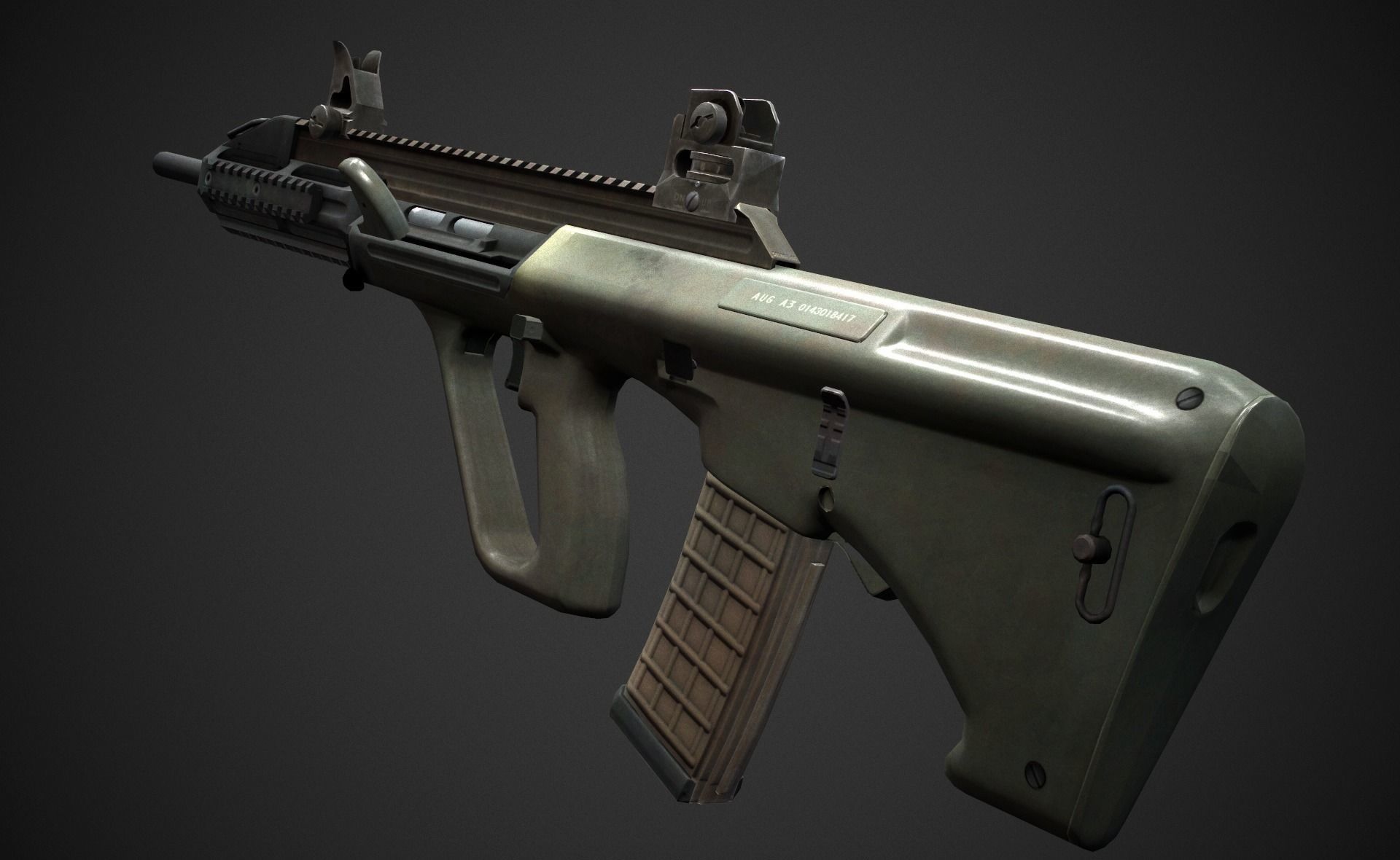AUG A3 free 3D model | CGTrader