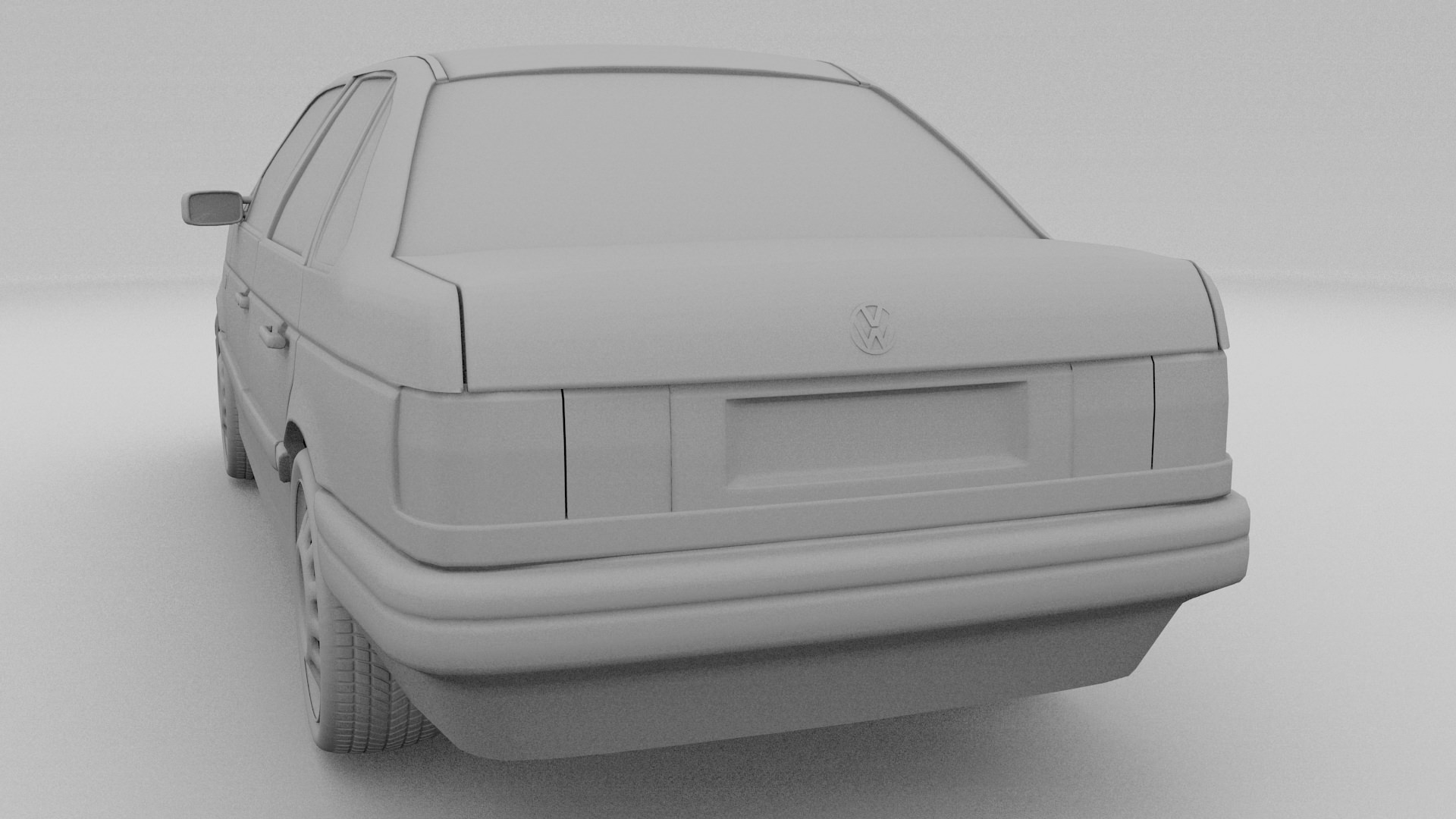 Volkswagen Passat B3 3D model | CGTrader