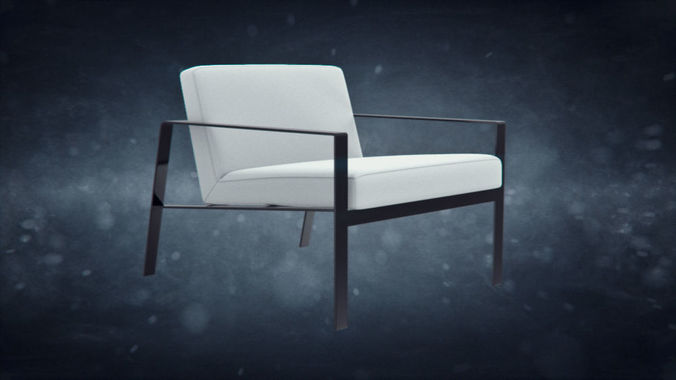 3D model Fender Chair for Simon James Design VR / AR / low-poly | CGTrader