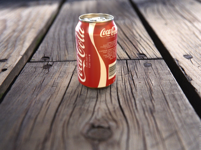 Coca Cola Can Texture