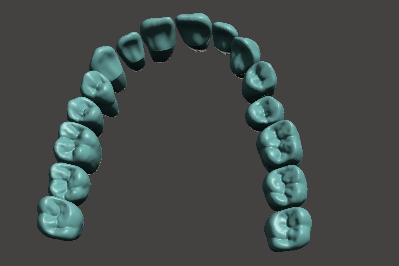 Digital Teeth 3D model 3D printable | CGTrader