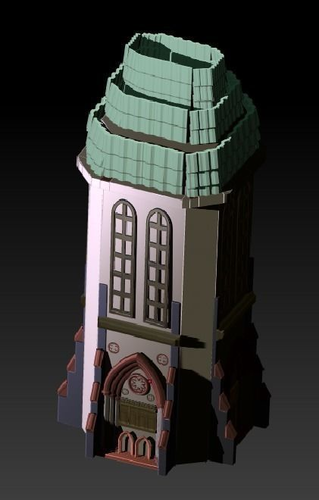 3D model Gothic VR / AR / low-poly | CGTrader