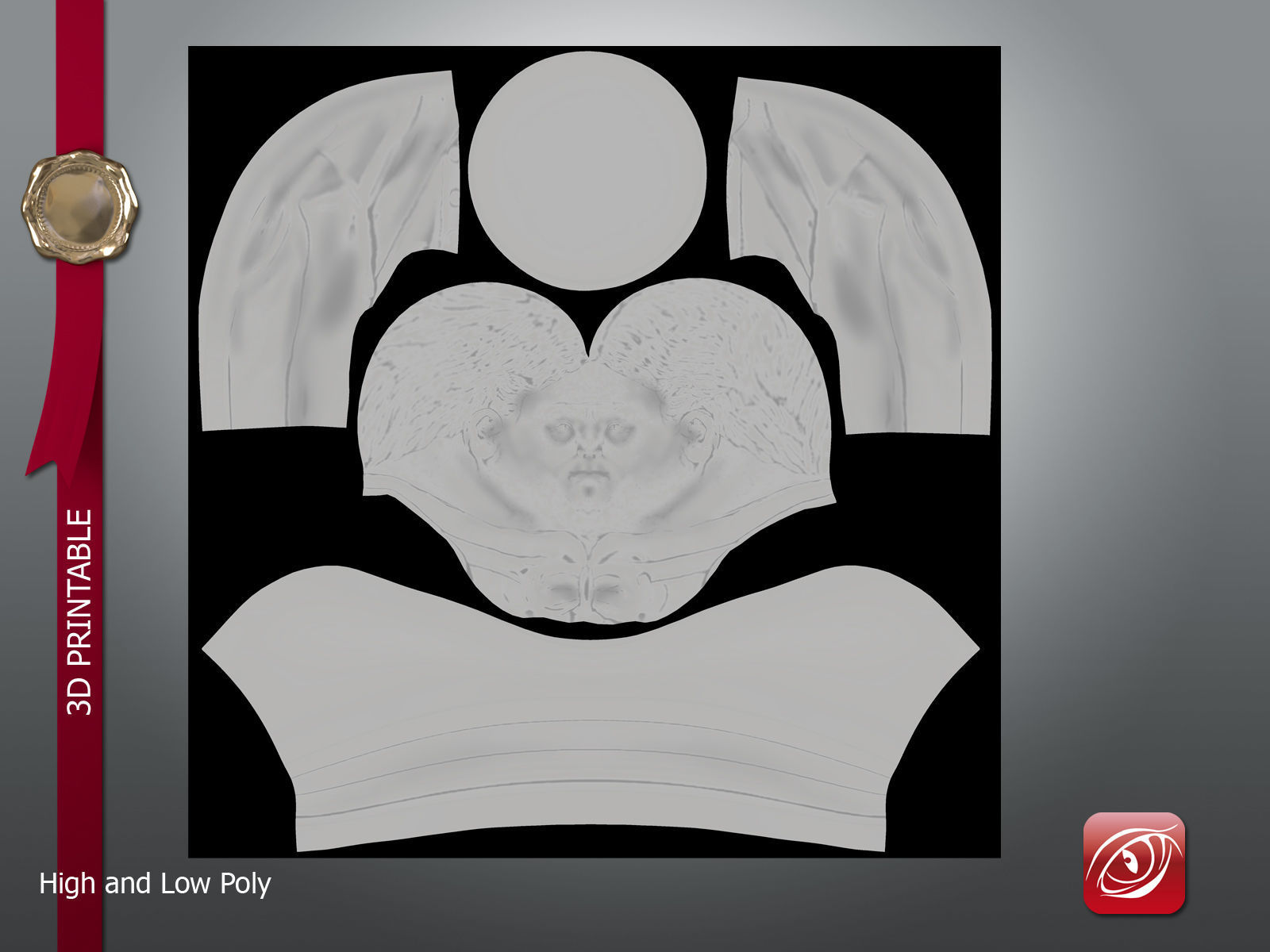 Houdini Bust 3D Printable 3D model 3D printable | CGTrader