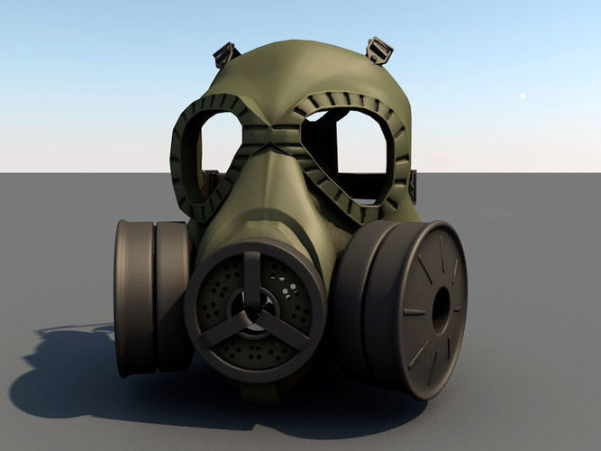 3D model Gas Mask VR / AR / low-poly | CGTrader