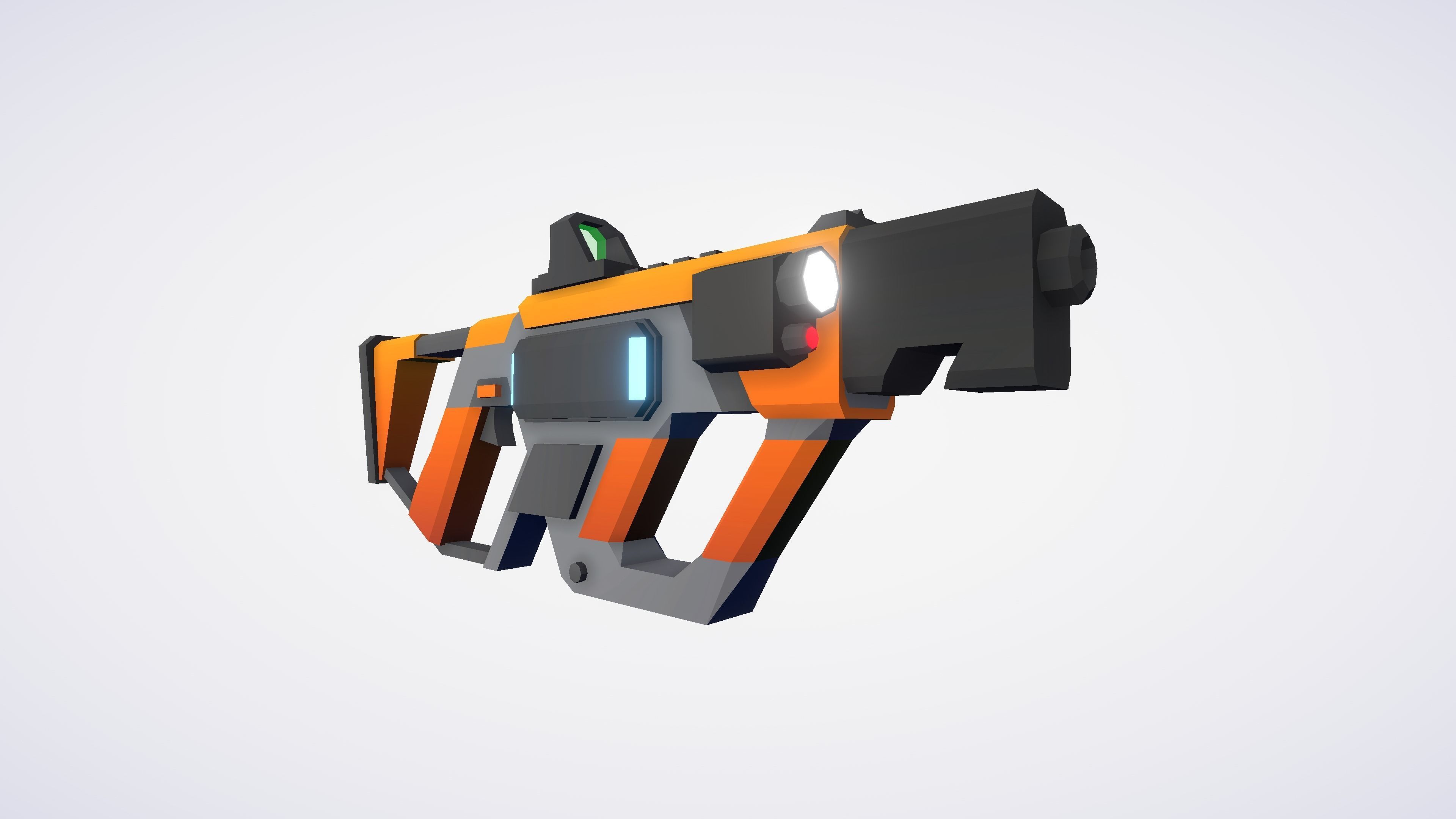 3D model CB LowPoly Sci-Fi Guns VR / AR / low-poly | CGTrader