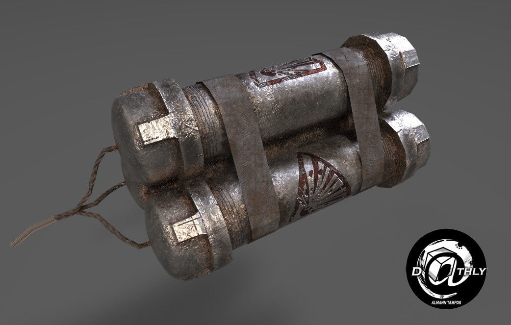 3D model Pipe Bomb Low poly | CGTrader
