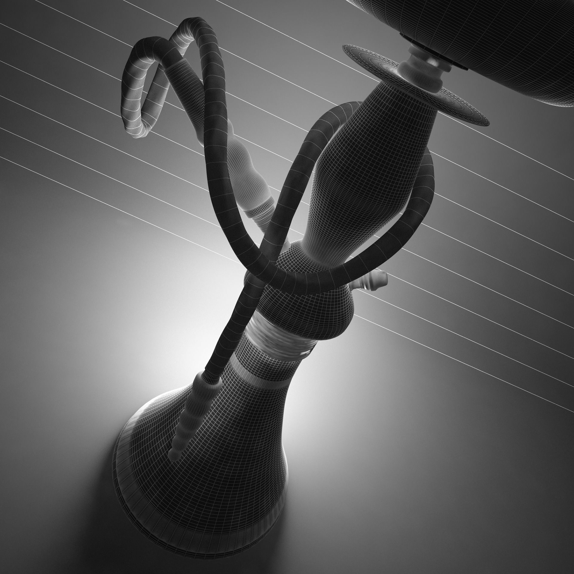 Shisha hookah 3D model | CGTrader