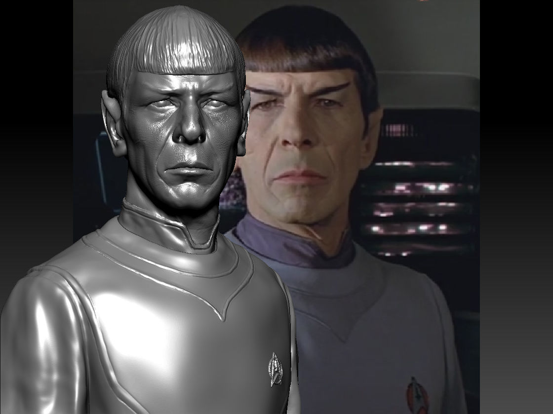 mr Spock bust Leonard Nimoy Star Trek 3D model 3D printable | CGTrader