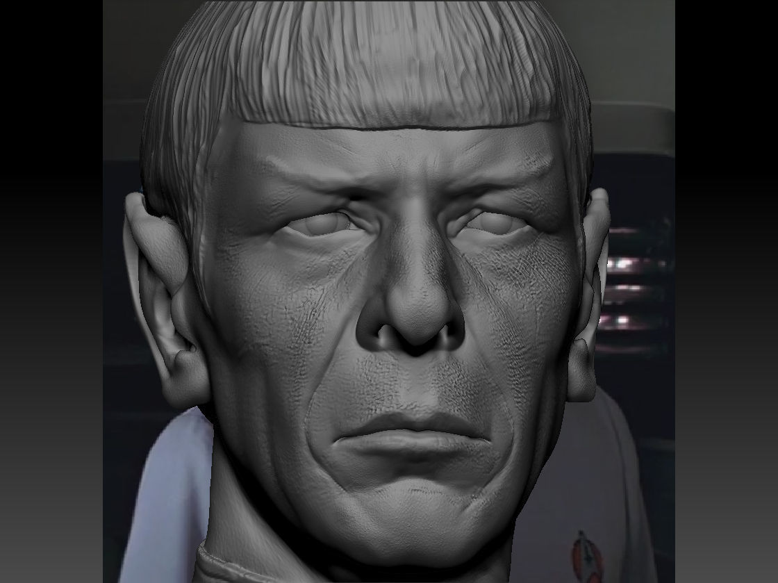 mr Spock bust Leonard Nimoy Star Trek 3D model 3D printable | CGTrader